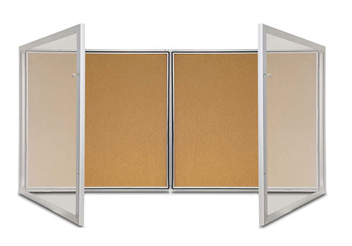 TX Hinged Door Notice Case – Q Office Furniture