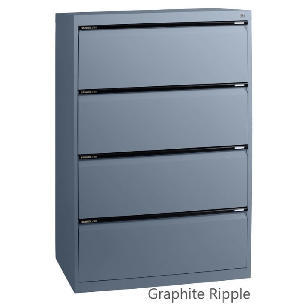Statewide 4 Drawer Lateral Filing Cabinet – Q Office Furniture Orange ...