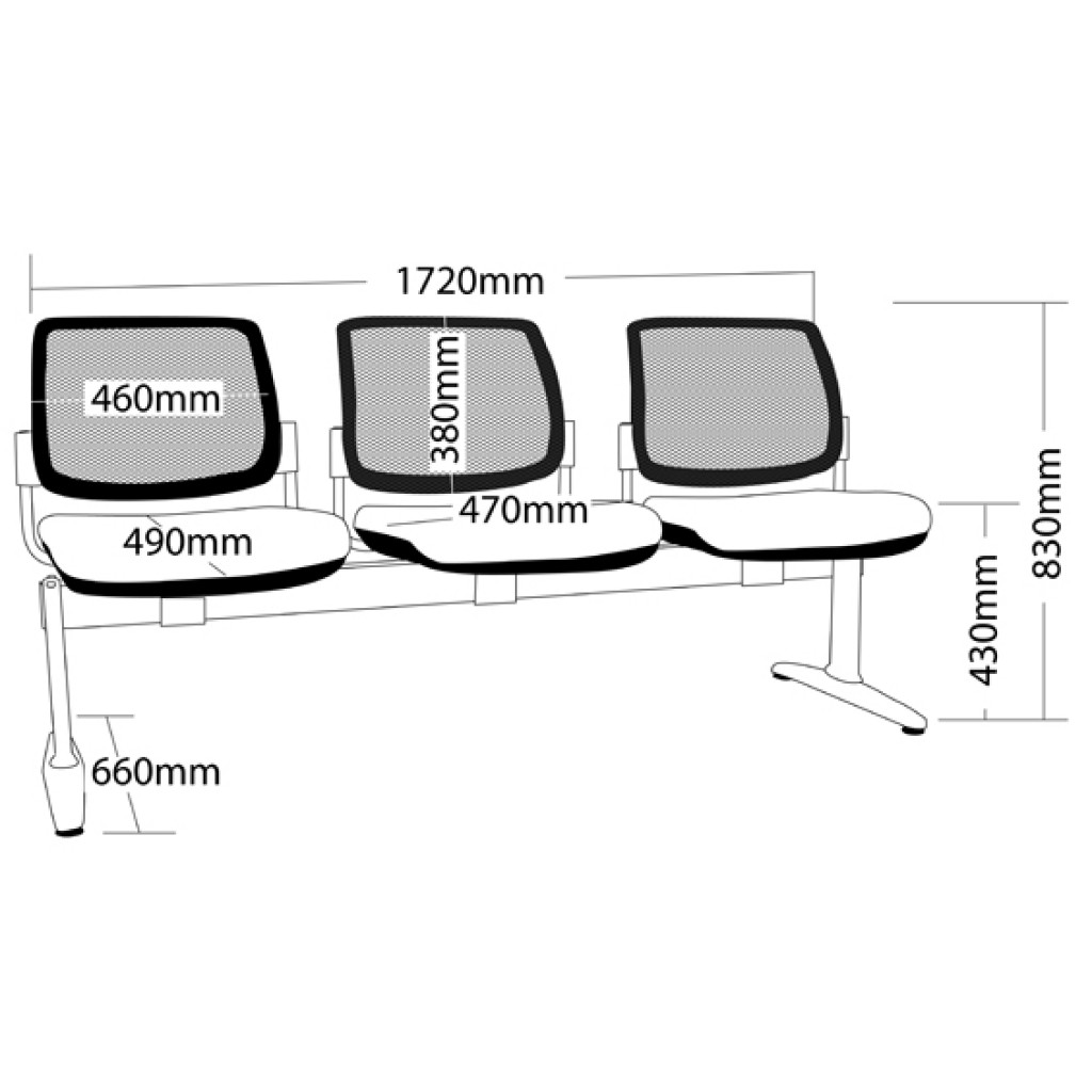 Airport Beam Seating – Q Office Furniture Orange NSW