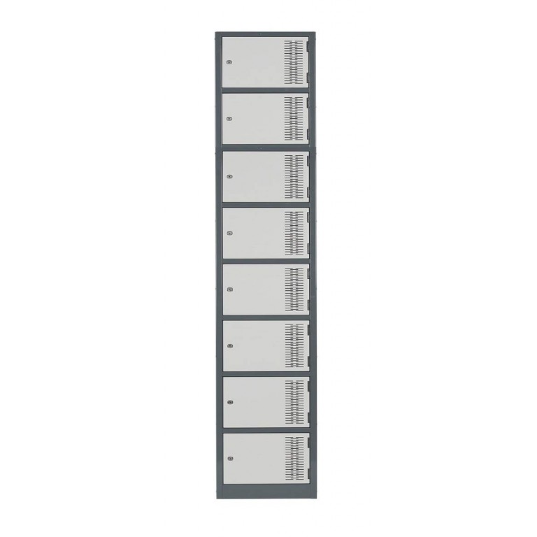 Davell Contemporary Eight Tier Locker – Q Office Furniture Orange Dubbo ...