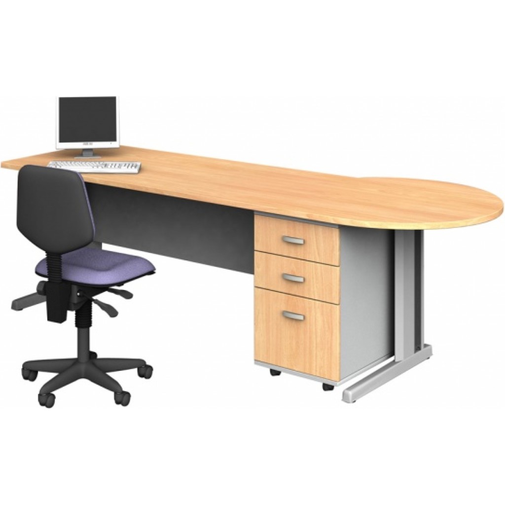 Bulb End Desk – Q Office Furniture Orange Dubbo Sydney Central West NSW