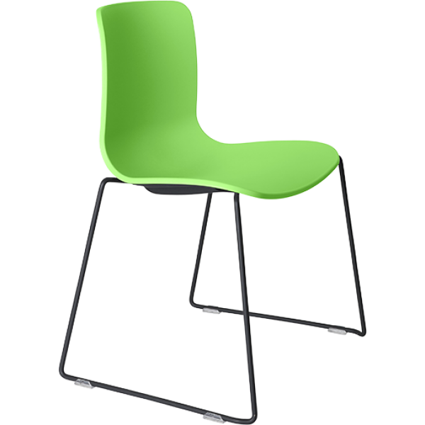 Acti chair, black sled frame – Q Office Furniture Orange Dubbo Sydney ...