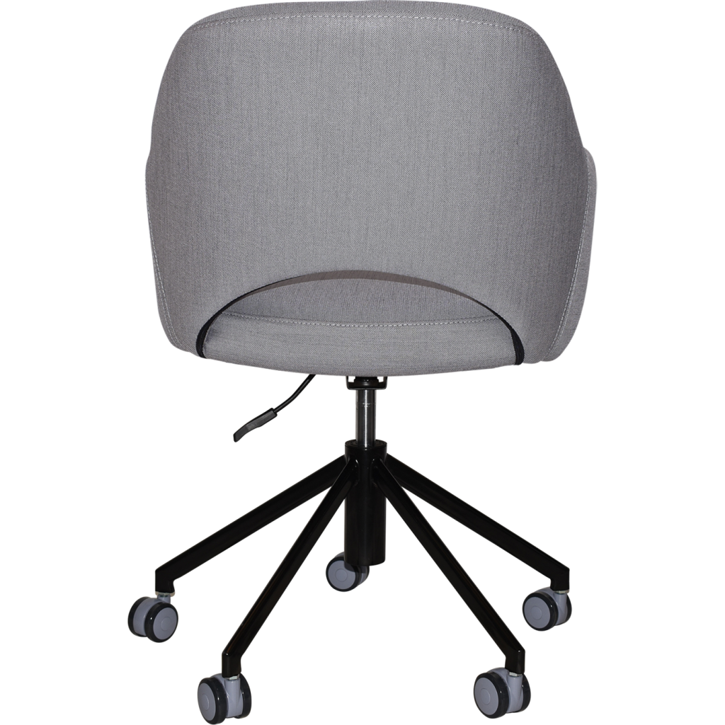 Arm Chair Albury Castor Black + Gravity Steel – Q Office Furniture ...