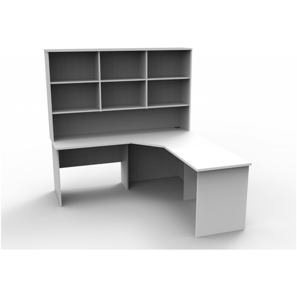 Overhead Hutch – Includes 6 Adjustable Shelves Divided Over 3 Vertical ...