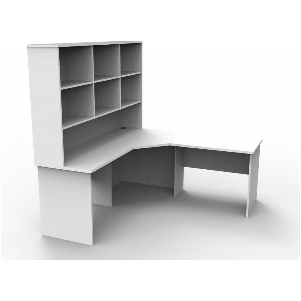 Overhead Hutch – Includes 6 Adjustable Shelves Divided Over 3 Vertical ...