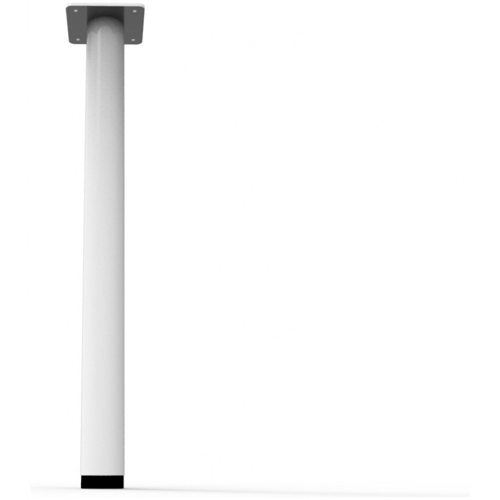 Set Of 4 60mm Dia Workstation Legs705mm H x 60mm Dia Welded Top Plate ...