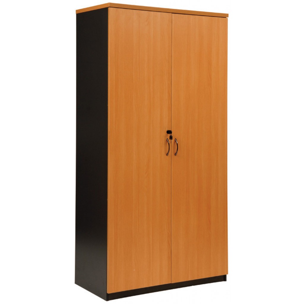 Logan Full Door Stationary Cupboard Beech over Ironstone – Q Office ...