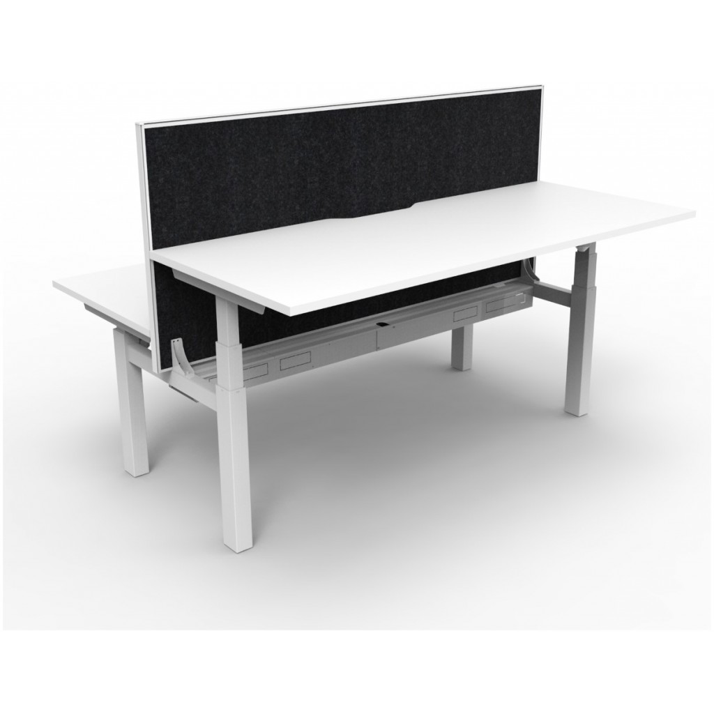 Paramount 2 Person Back To Back Electric Height Adjustable Workstation ...