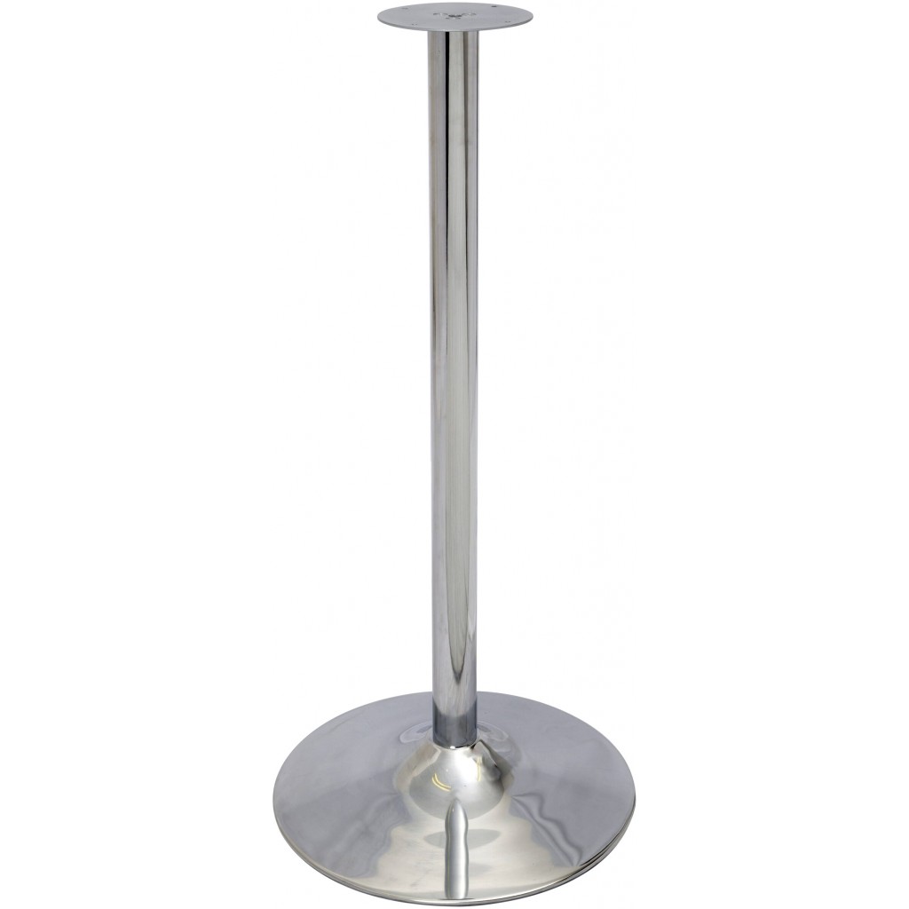High Bar Table Base – White Powder Coat Finish450mm Dia Flat Disc Base ...