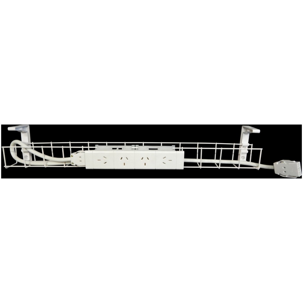 1 x Single Tier Cable Basket – 950mm W1 x Dual Auto Switched Power ...