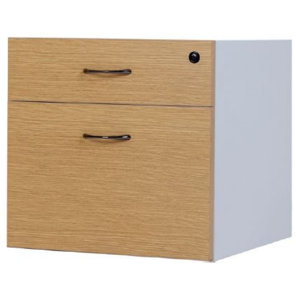 Oak Over White Logan Drawer Box – Q Office Furniture Orange Dubbo ...