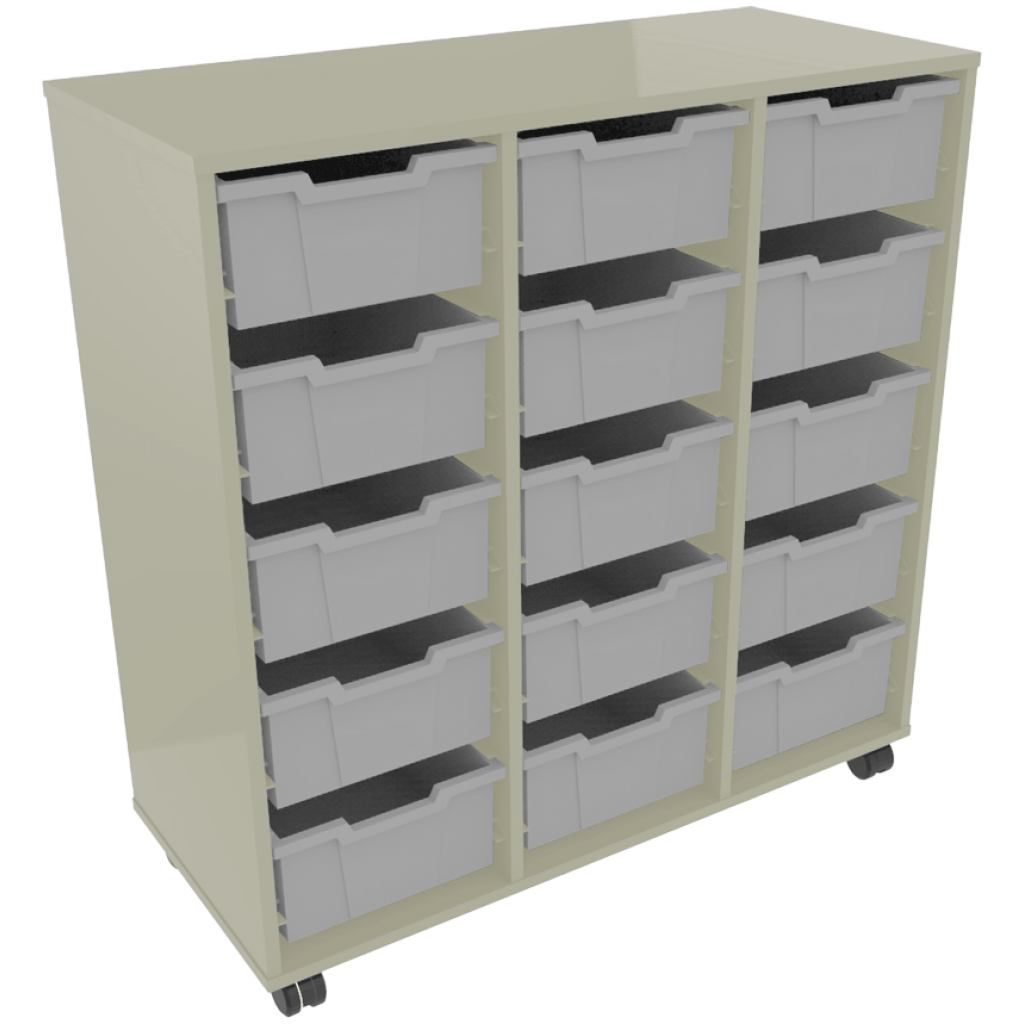 Organise Tote Storage Triple Bay – Q Office Furniture Orange Dubbo ...